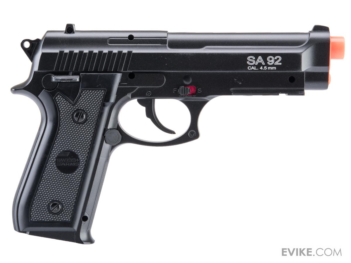 Swiss Arms SA Full Metal P92 CO2 Powered 4.5mm Air Pistol Airgun, MORE ...