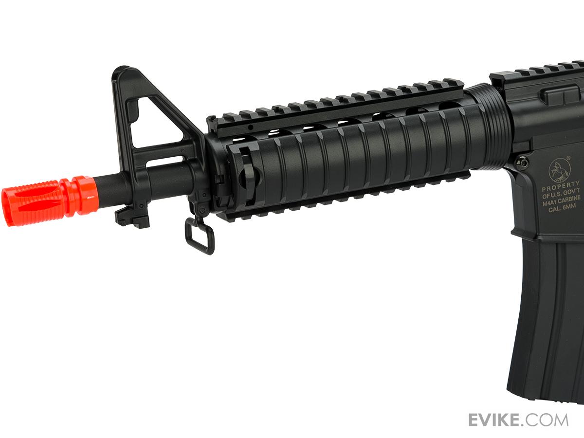 Colt Licensed M4 CQB-R SOPMOD LiPo Ready Airsoft AEG w/ Metal Gearbox (Package: Black / Gun Only ...
