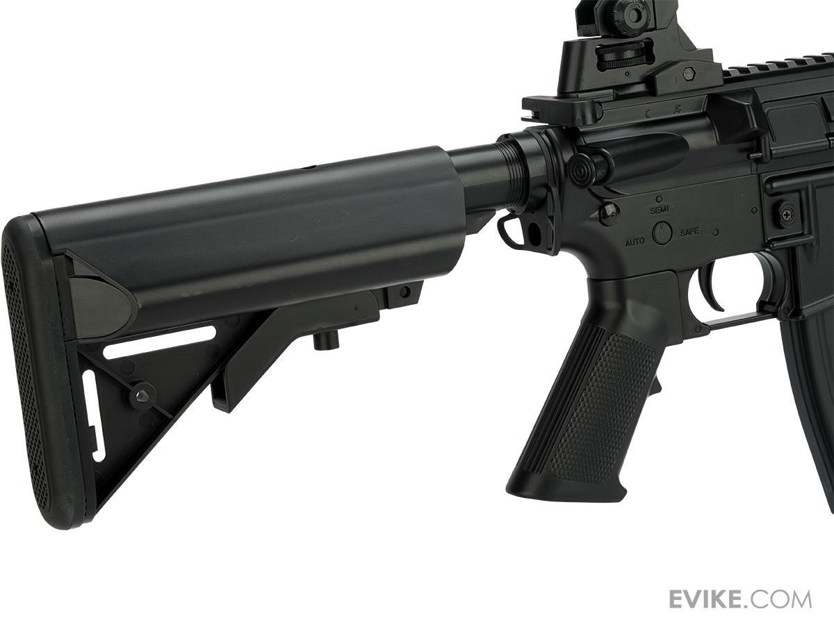 Colt Licensed M4 CQB-R SOPMOD LiPo Ready Airsoft AEG w/ Metal Gearbox (Package: Black / Gun Only ...