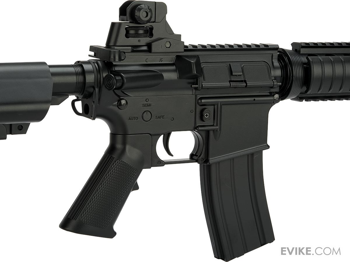 Colt Licensed M4 CQB-R SOPMOD LiPo Ready Airsoft AEG w/ Metal Gearbox (Package: Black / Gun Only ...