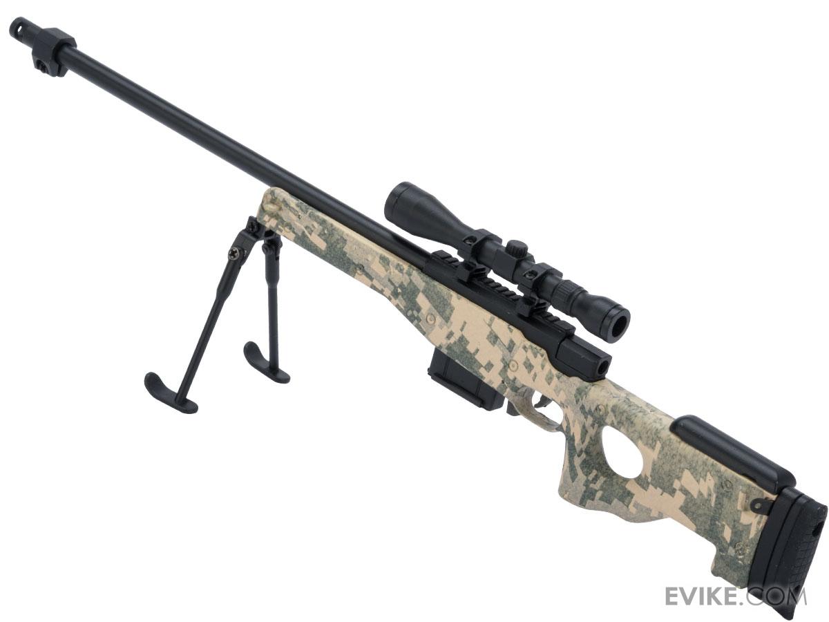 Die-Cast Metal 1:4 Scale Model Gun (Type: Digital Camo L96), MORE ...