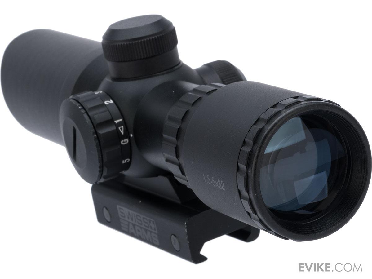 Swiss Arms 1.5-5x32 Compact Illuminated Scope, Accessories & Parts ...