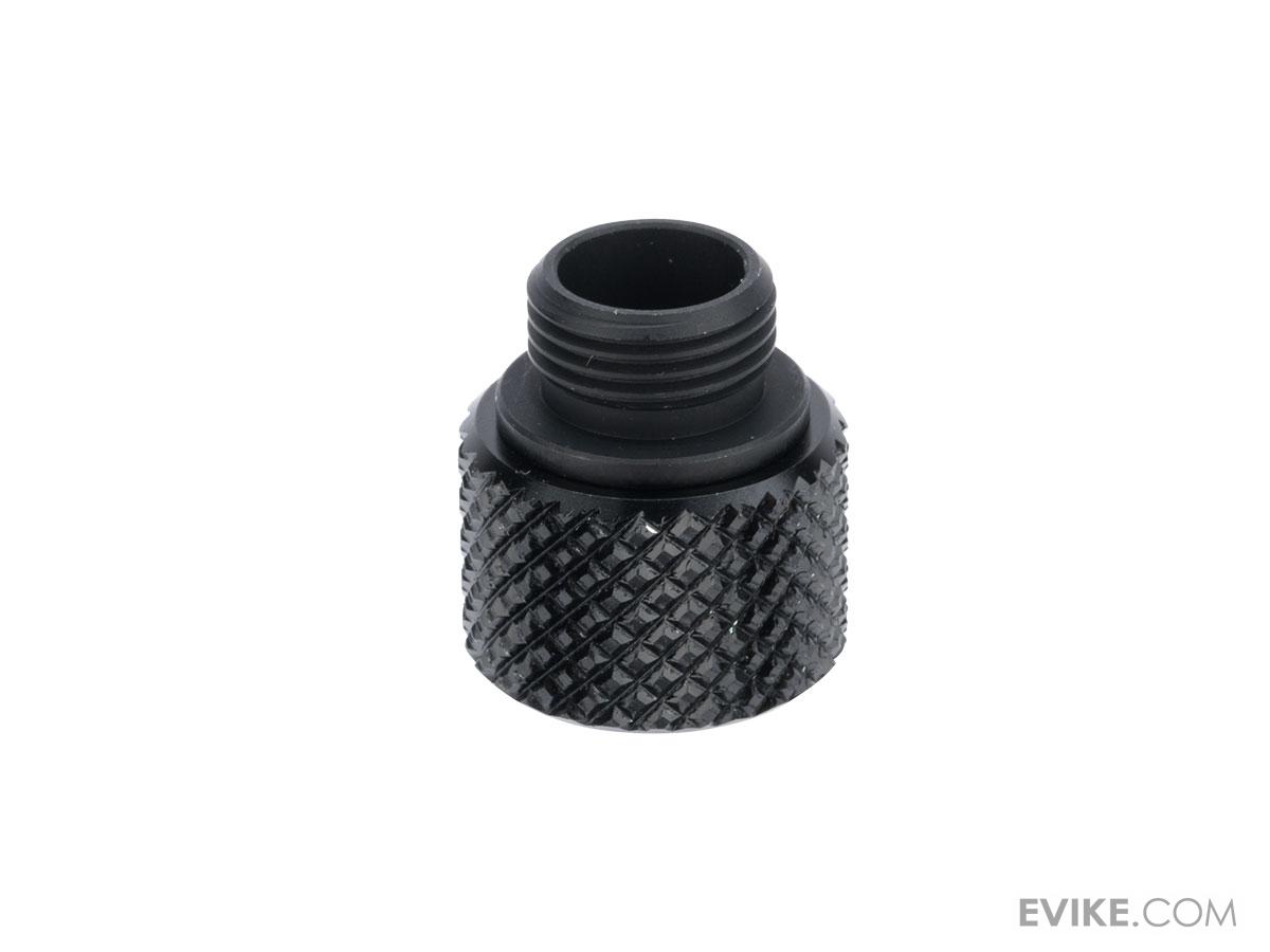 Swiss Arms 12mm to 14mm Positive Thread Adapter w/ Knurled Thread ...