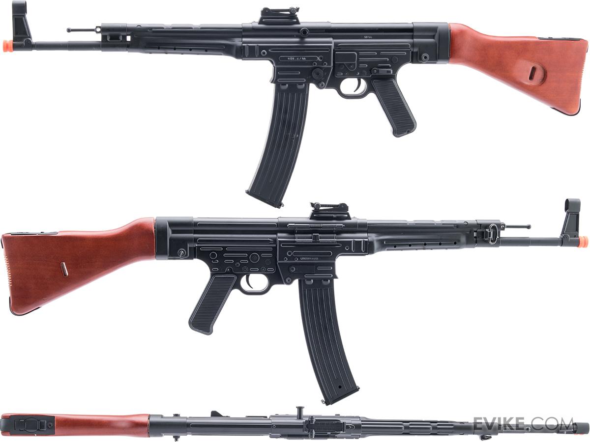 Cybergun Schmeisser International Licensed MP44 Airsoft AEG Rifle w/ Real Wood Stock, Airsoft ...