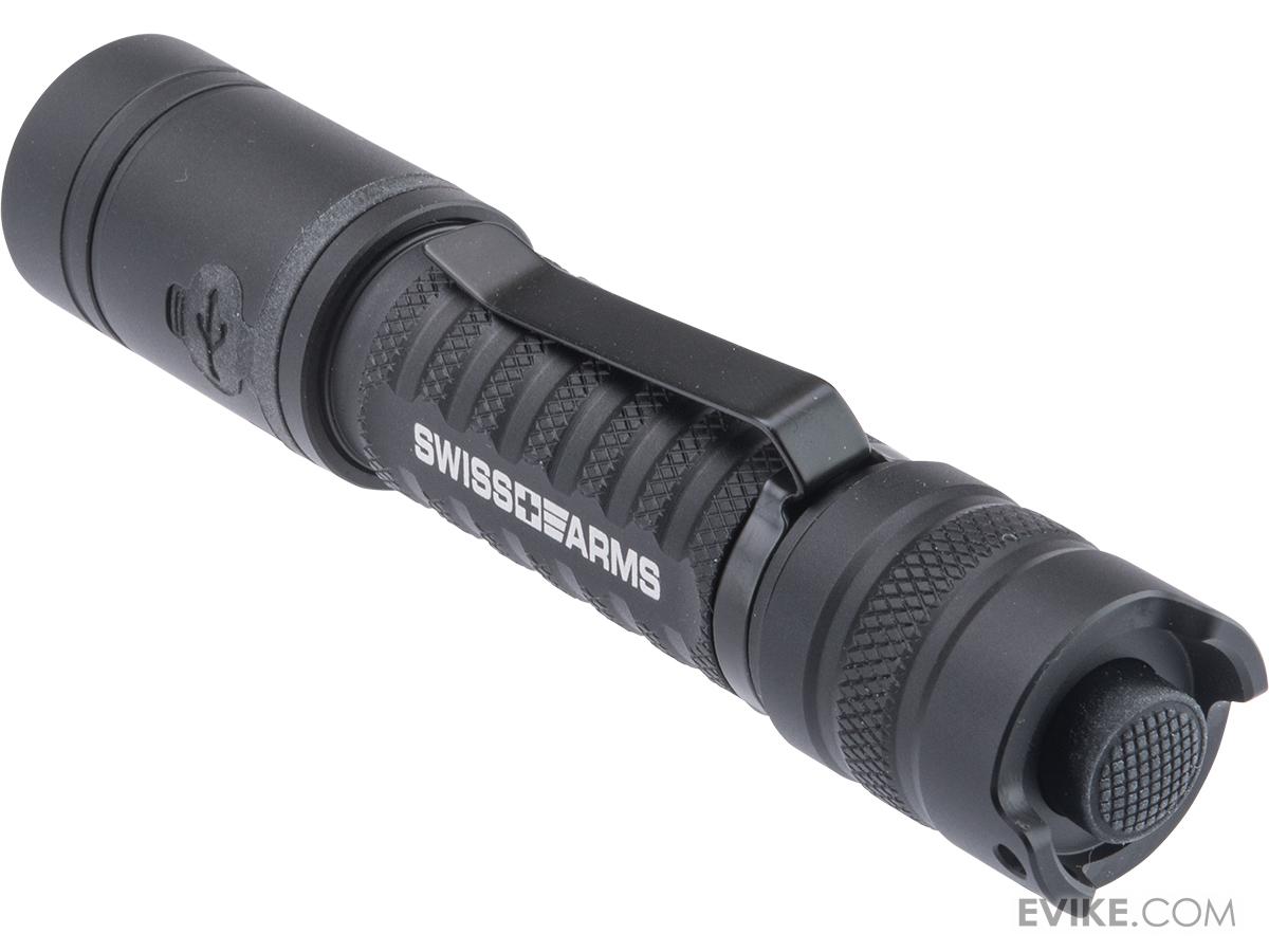 Swiss arms 1300 Lumen Tactical Flashlight w/ Remote Pressure Switch ...