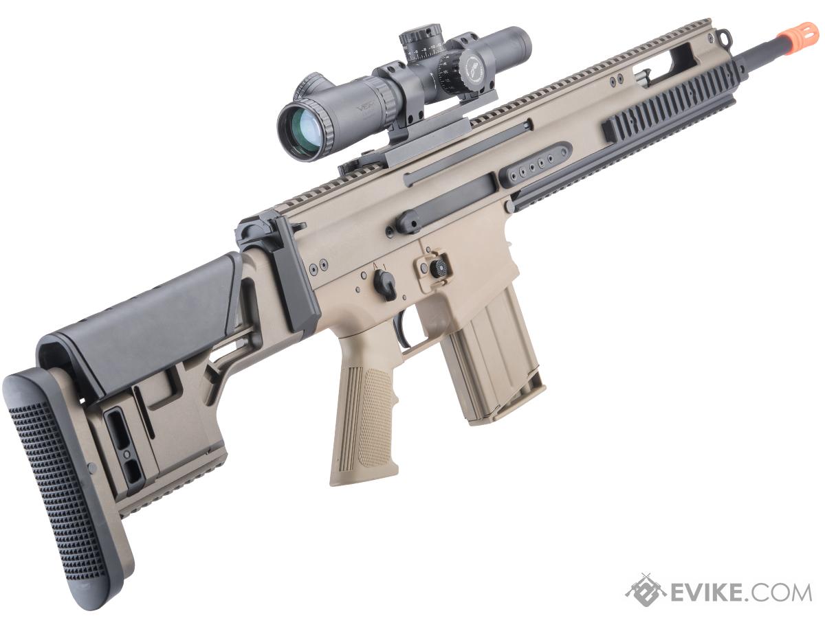 Cybergun FN Herstal Licensed SCAR-H Airsoft AEG Rifle by ARES (Model: TPR / Tan), Airsoft Guns ...