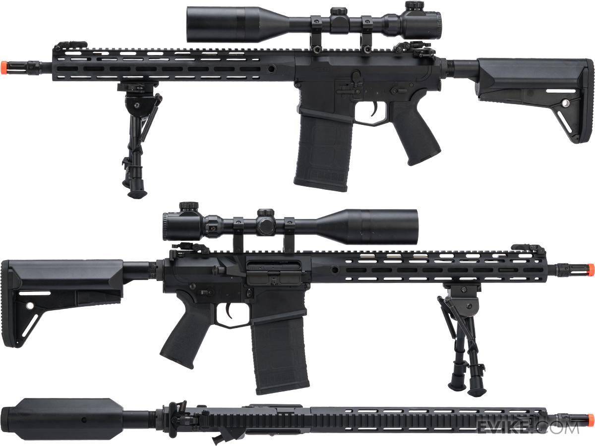 CYMA Platinum SR-25 QBS Airsoft AEG Designated Marksman Rifle (Model ...