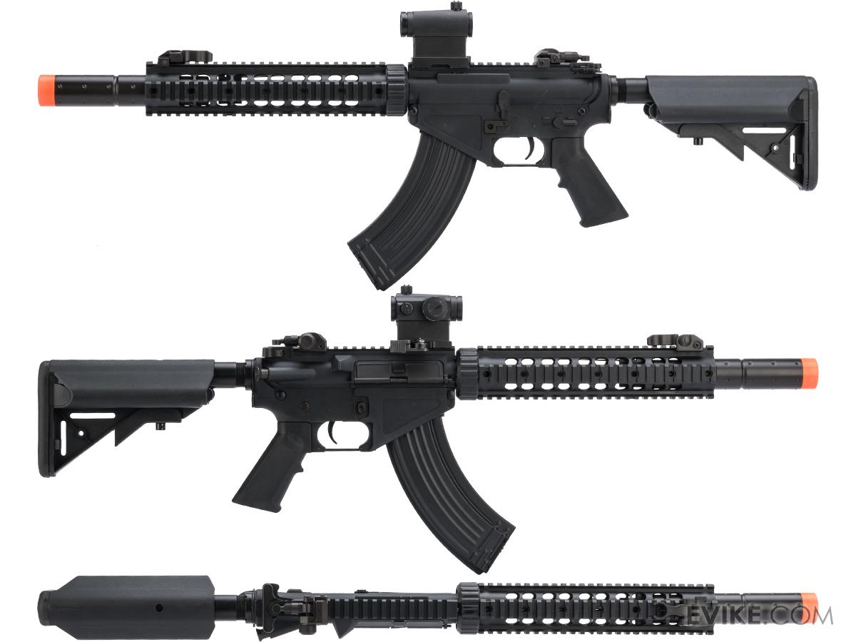CYMA Sport AR-47 SR-47 Airsoft AEG Rifle (Model: 10" Quad Rail w ...
