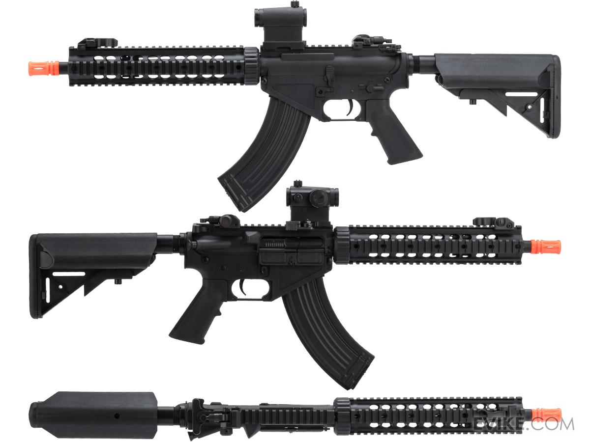 CYMA Sport AR-47 SR-47 Airsoft AEG Rifle (Model: 10" Quad Rail ...