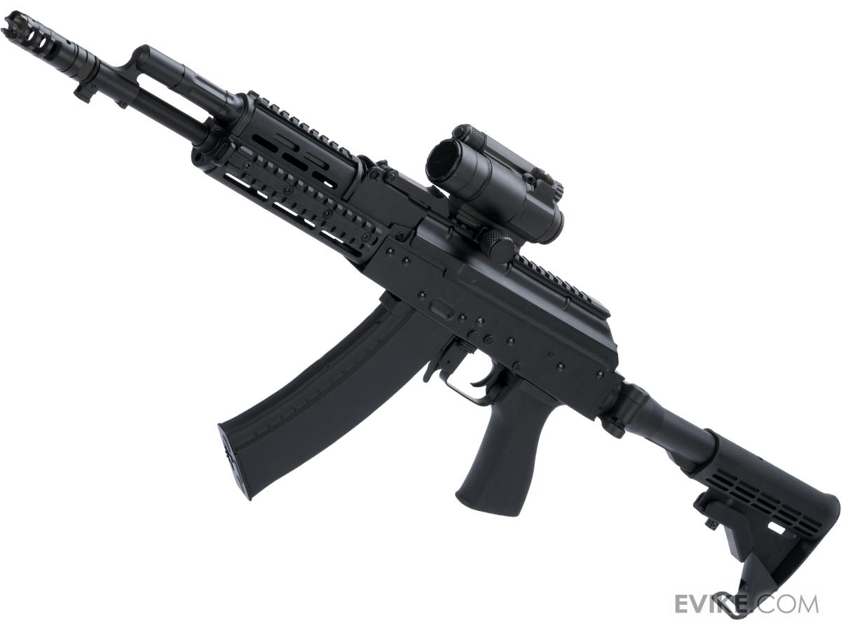 CYMA Stamped Steel "AK-74 Custom" Airsoft AEG Rifle w/ Folding Stock ...