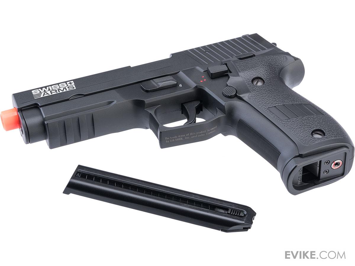 Swiss Arms Licensed Full Auto Select Fire 226 Airsoft AEP Hand Gun w ...