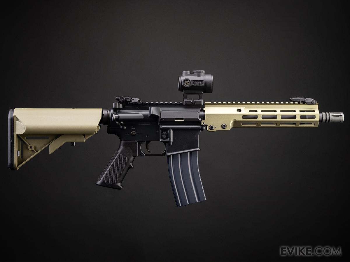 CYMA x SP Systems CGS Series M4 Block III Gas Blowback Airsoft Rifle (Model: 9.5"), Airsoft Guns ...