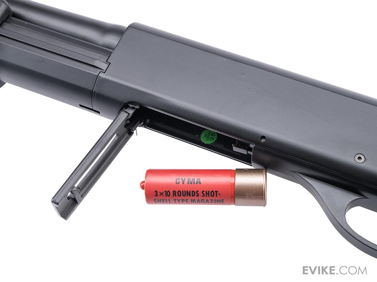 Swiss Arms Metal M870 3-Round Burst Multi-Shot Shell Loading Airsoft ...