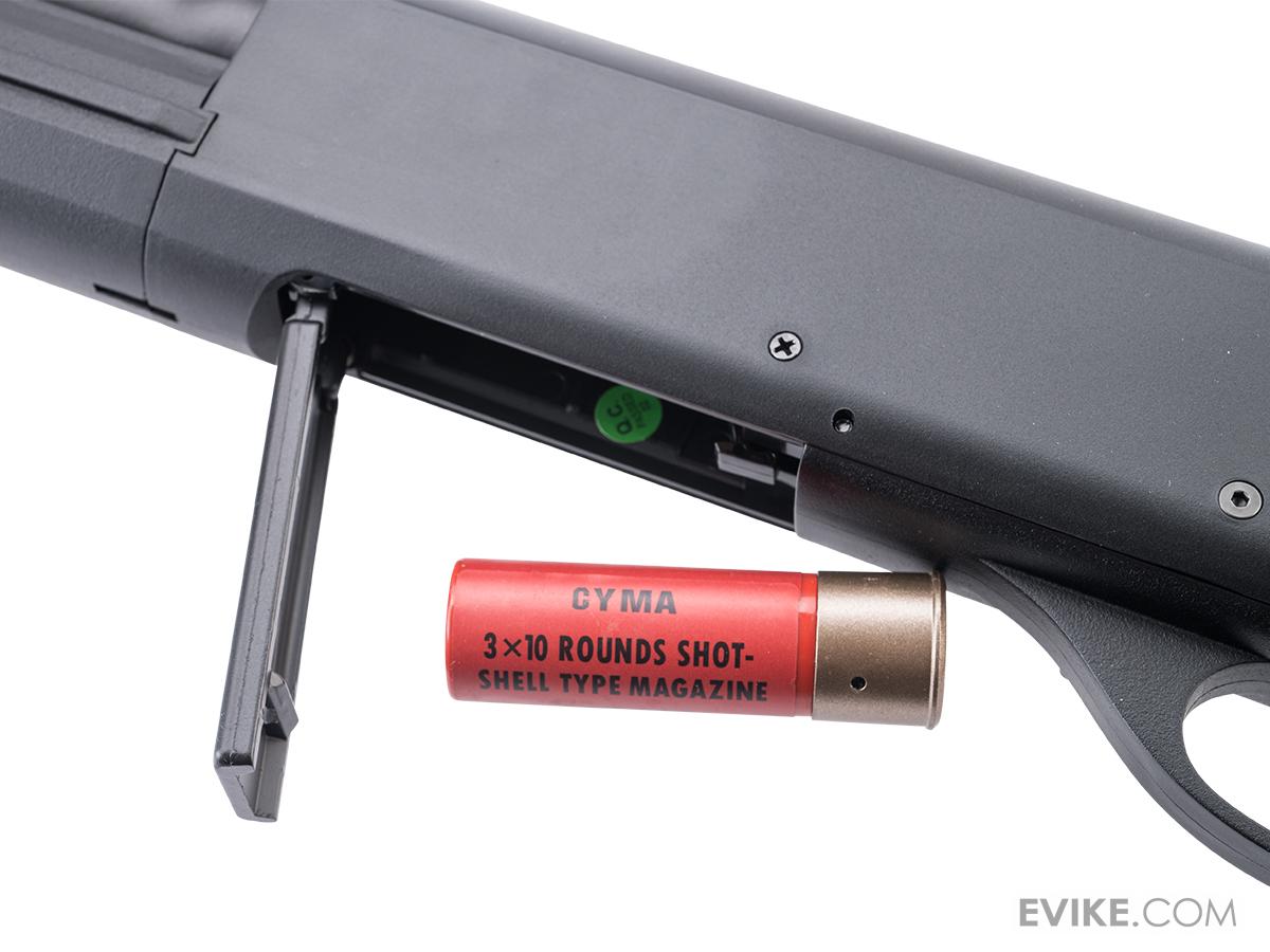 Swiss Arms Metal M870 3-Round Burst Multi-Shot Shell Loading Airsoft ...