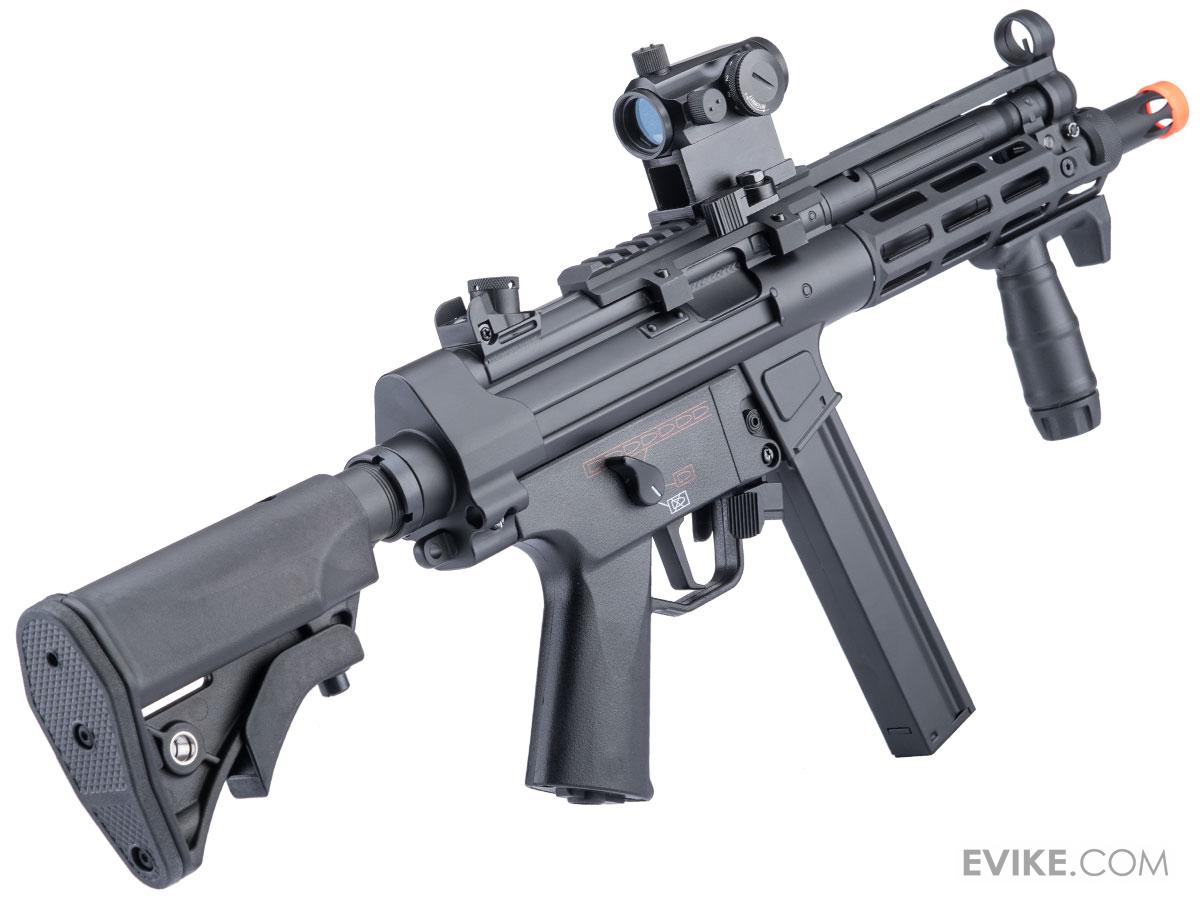 CYMA Platinum SMG9 Airsoft Electric Submachine Gun (Model: M4 Stock ...