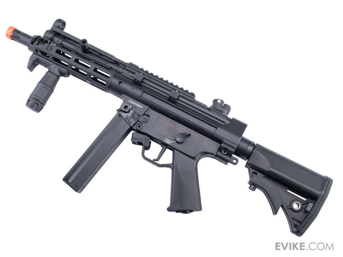 CYMA Platinum SMG9 Airsoft Electric Submachine Gun (Model: M4 Stock ...