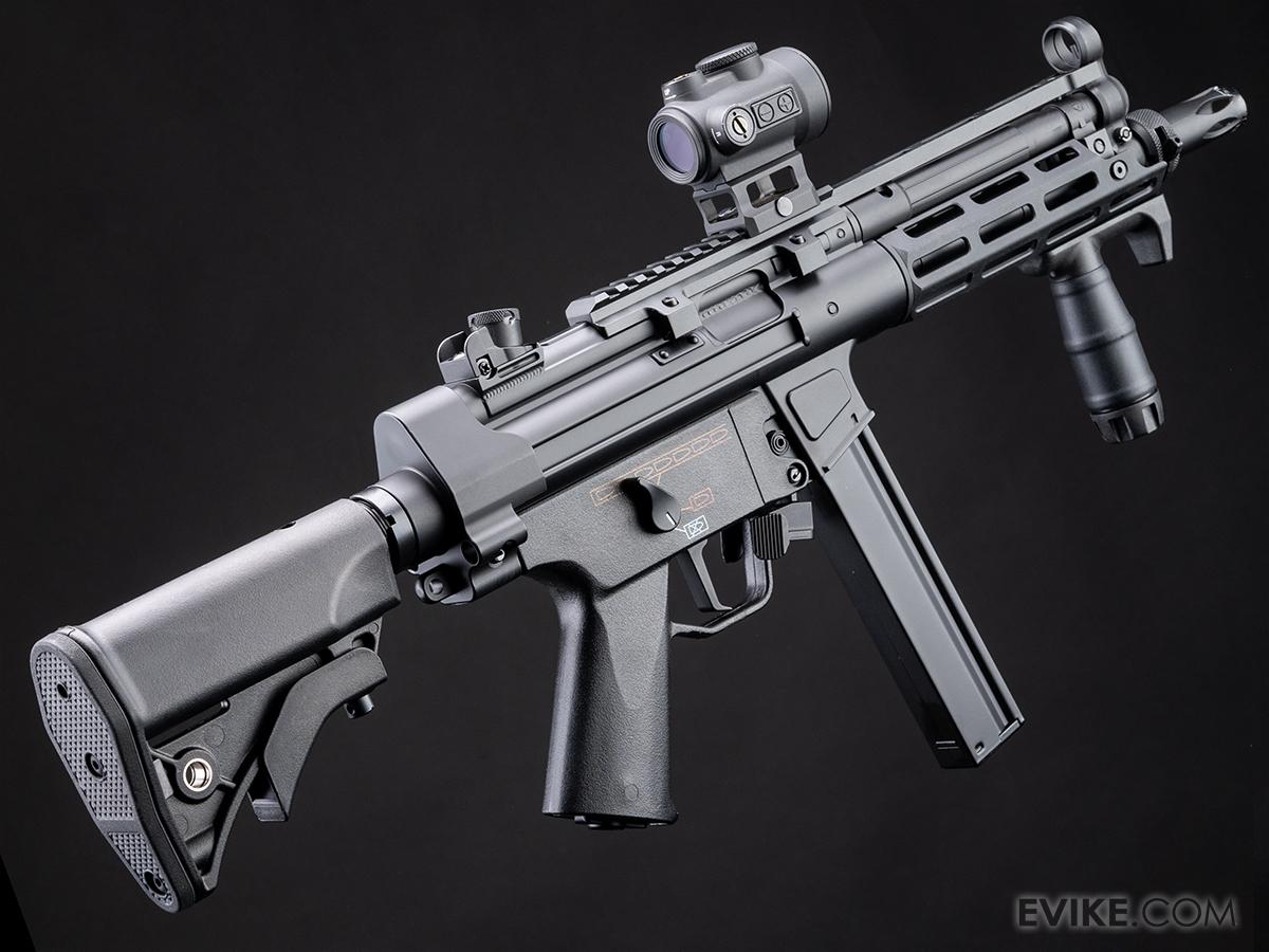 CYMA Platinum SMG9 Airsoft Electric Submachine Gun (Model: M4 Stock ...