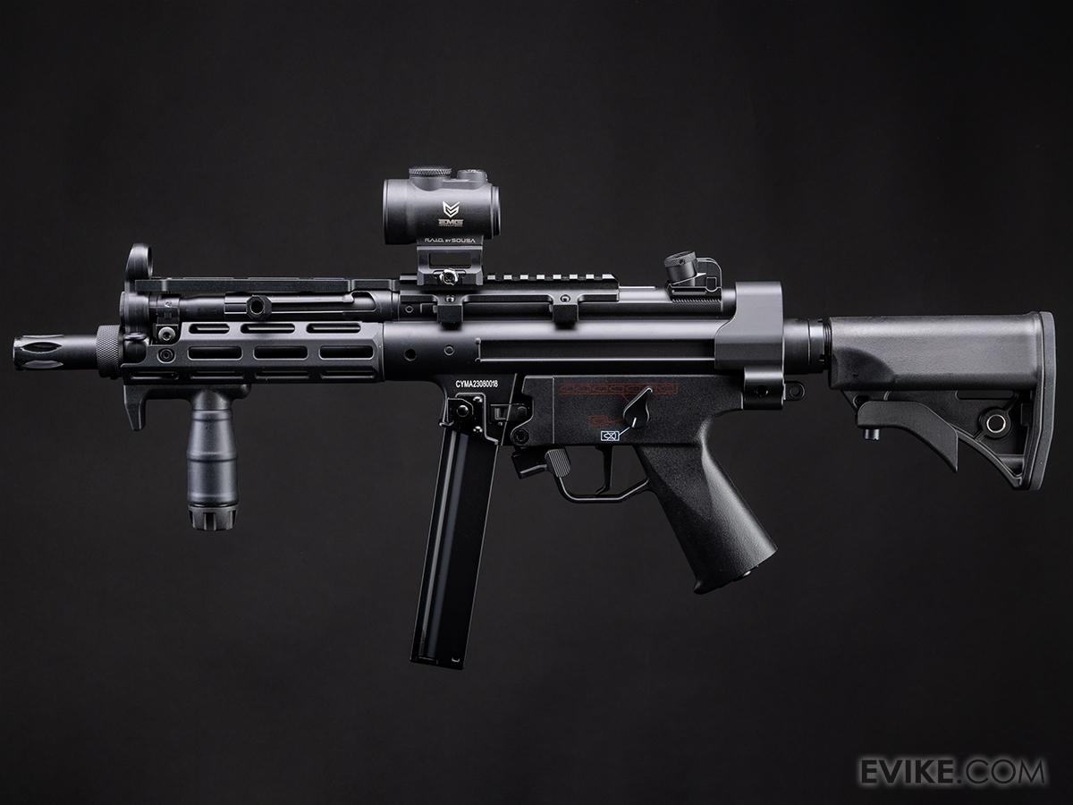 CYMA Platinum SMG9 Airsoft Electric Submachine Gun (Model: M4 Stock ...