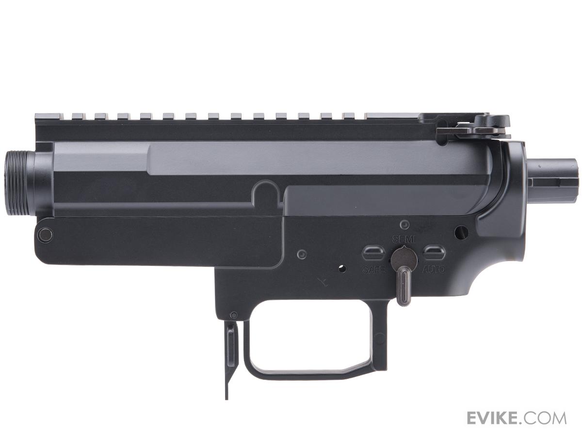 CYMA Billet Style Upper & Lower Receiver Set for MK-47 QBS Airsoft AEG Rifles, Accessories ...