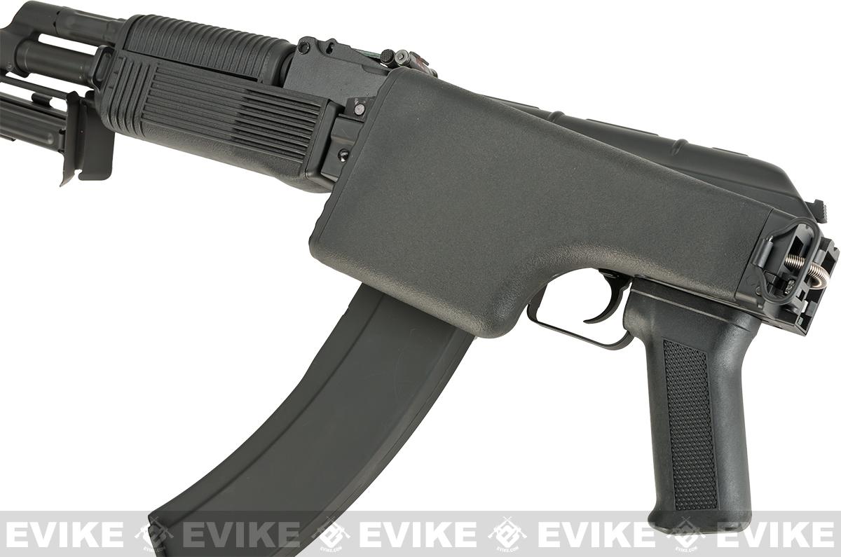 CYMA Standard RPK LMG Airsoft AEG Rifle w/ Steel Bipod and Polymer Folding Stock (Package: Gun ...