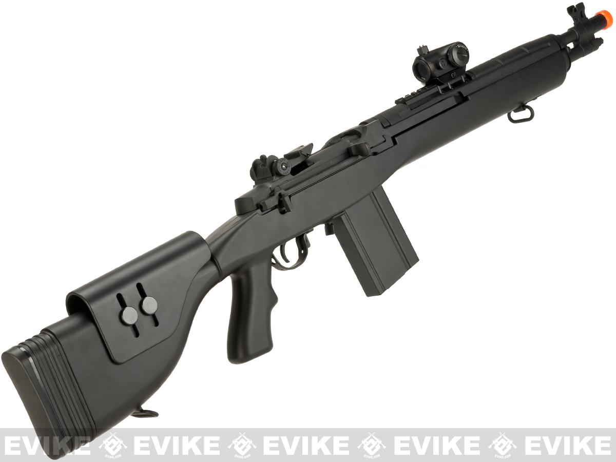 CYMA Socom-16 M14 Full Size Airsoft AEG (Package: Black / DMR Stock ...