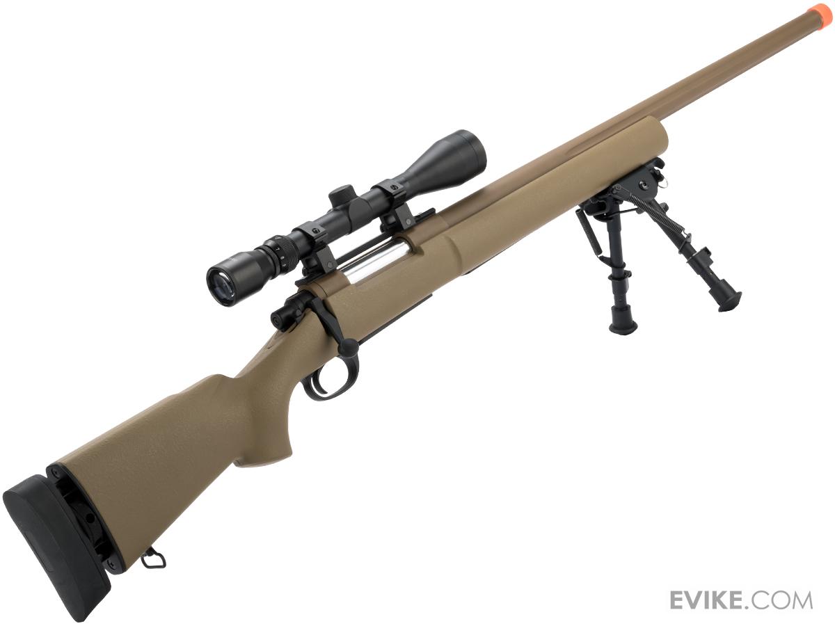 CYMA Advanced M24 Military Airsoft Bolt Action US Army Scout Sniper ...