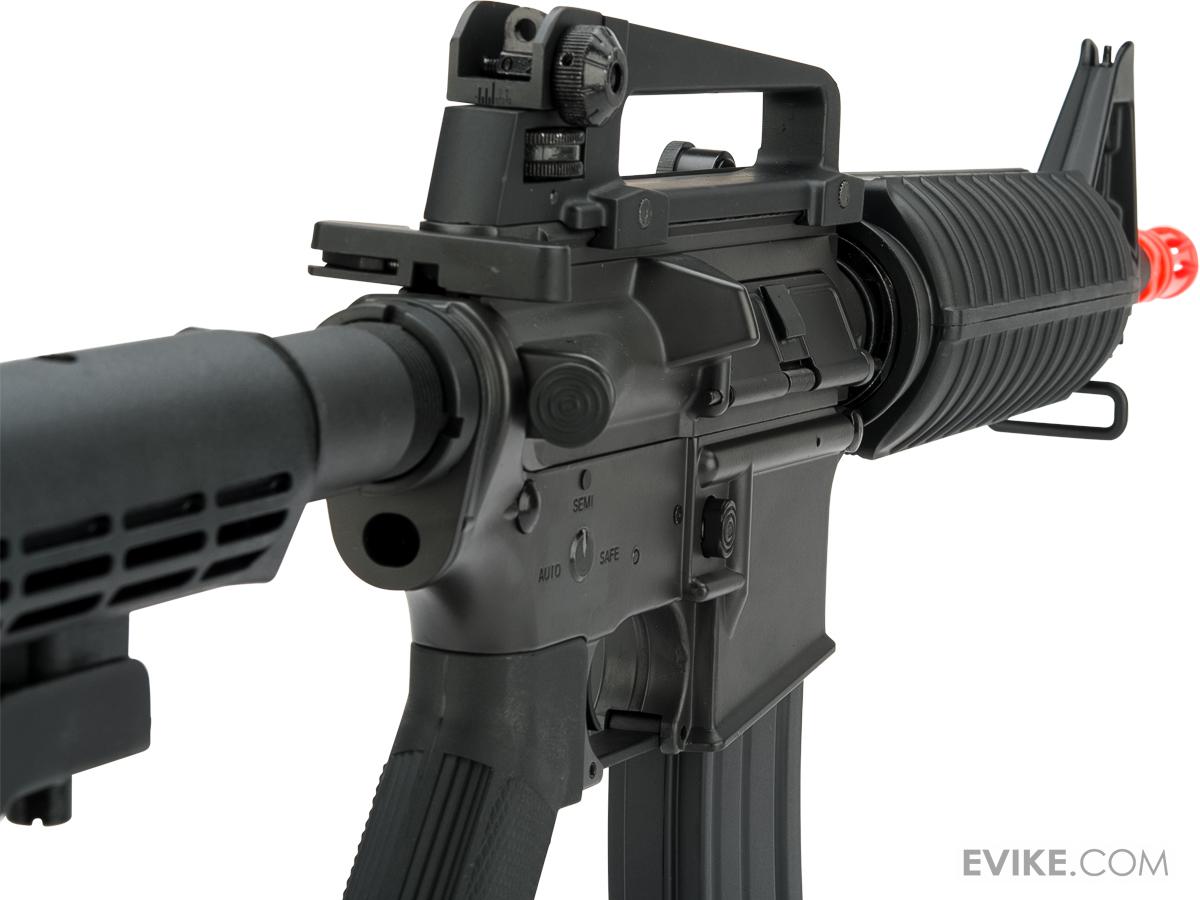 CYMA Sport M4 Commando Full Metal Airsoft AEG (Package: Black / Gun ...