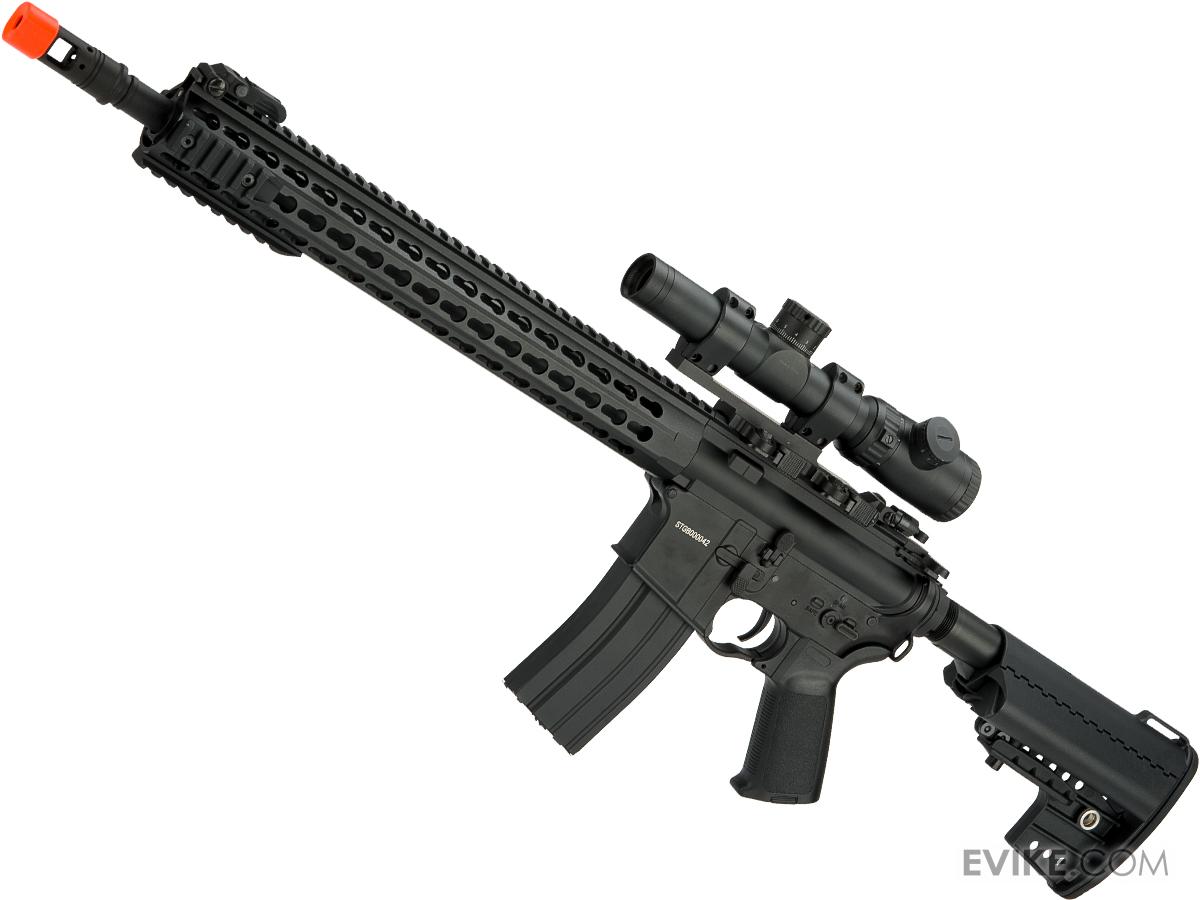 CYMA Full Metal M4 AEG with 14" Keymod Handguard (Package: Gun Only ...