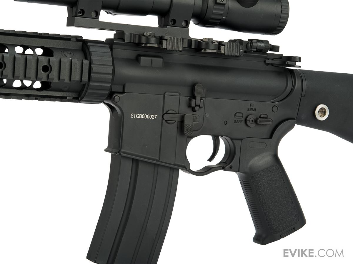 CYMA Sport Full Metal MK12 SPR MOD.1 Airsoft AEG (Color: Black ...