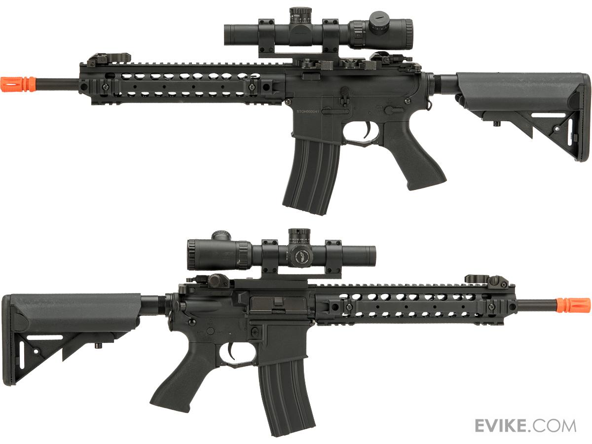CYMA Sport M4 Airsoft AEG with 11" UX 4 Modular Handguard (Color: Black ...