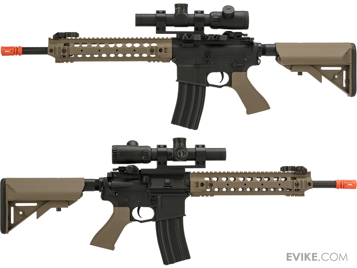 CYMA Sport M4 Airsoft AEG with 11" UX 4 Modular Handguard (Color: Tan ...