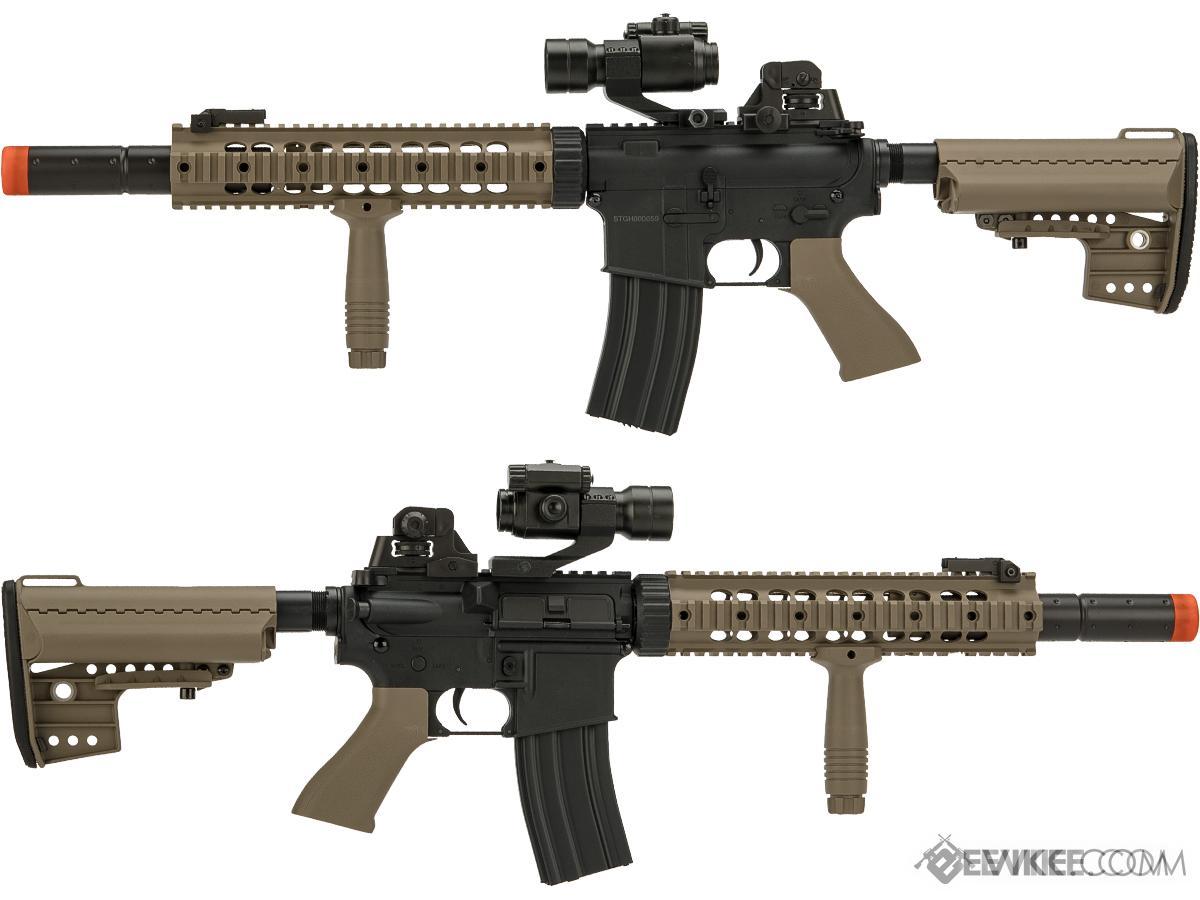 CYMA Sport Jungle Carbine M4 with RIS Handguard (Color: Tan), Airsoft ...