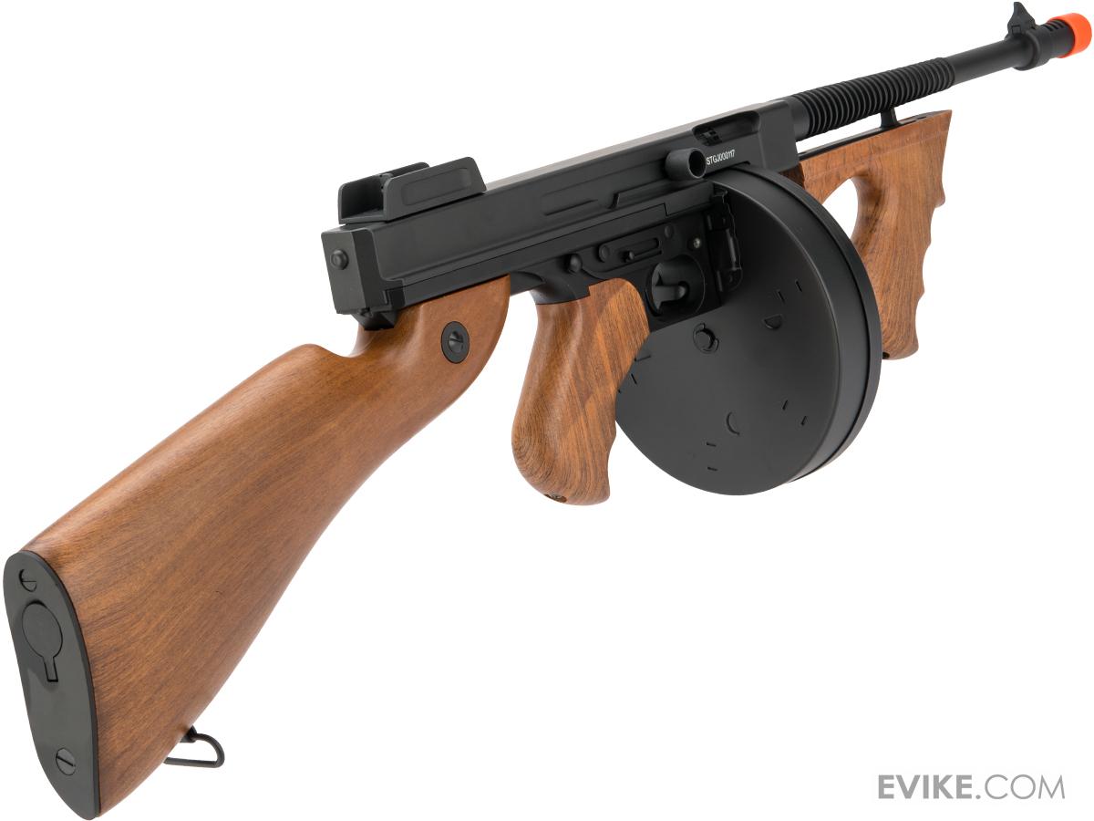 CYMA Chicago Typewriter Tommy Gun Full Size Airsoft AEG with Drum ...