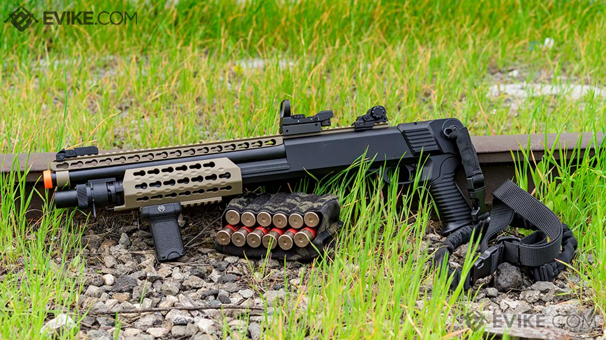 CYMA Sport M3 3-Round Burst Multi-Shot Shell Loading Airsoft Shotgun ...