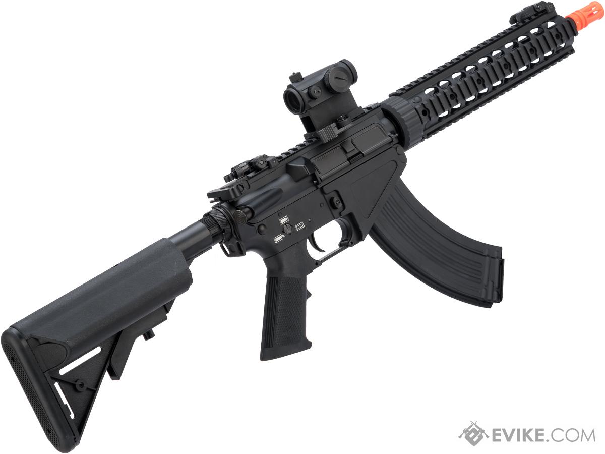 CYMA Full Metal Standard AR-47 QBS Airsoft AEG Rifle (Model: 10" Quad ...