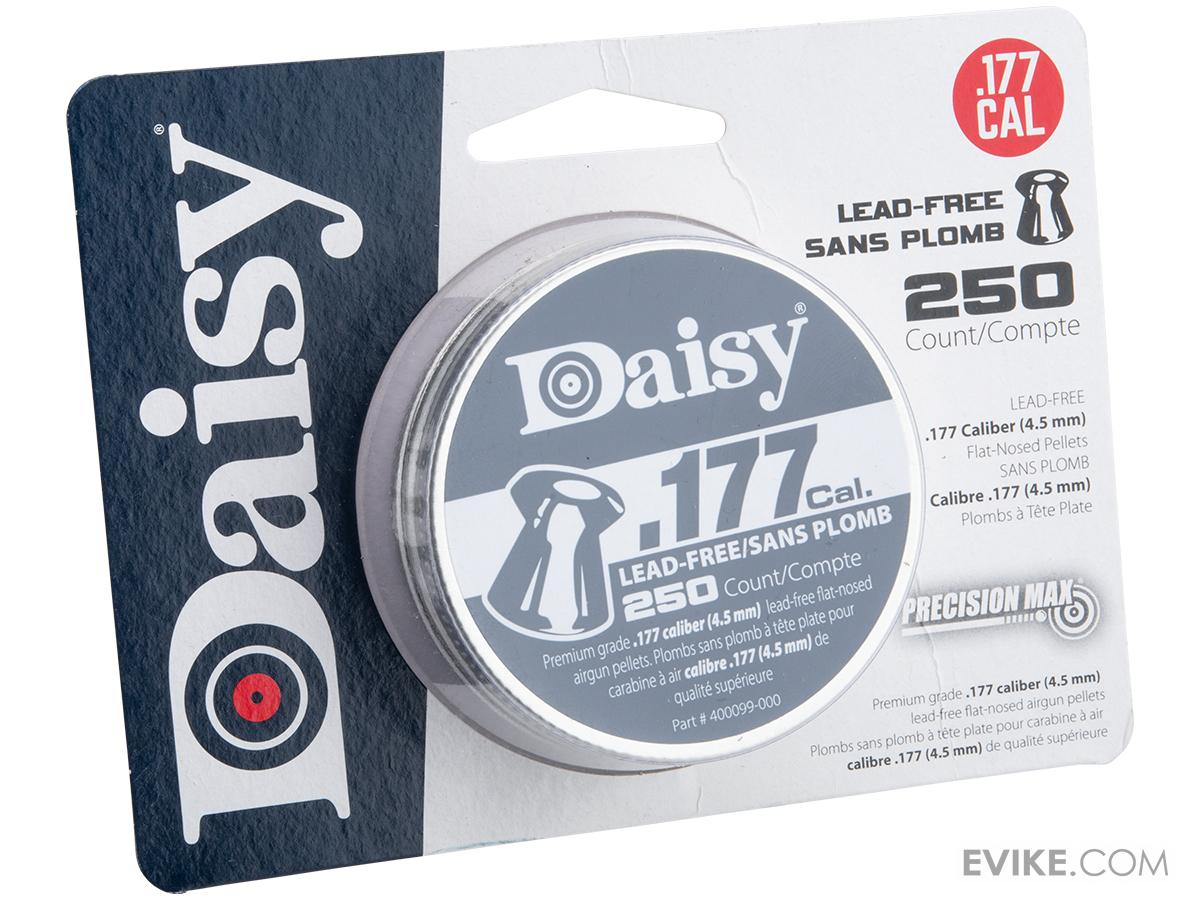 Daisy Precision Max .177 Caliber Flat-Nosed Lead Free Airgun Pellets ...