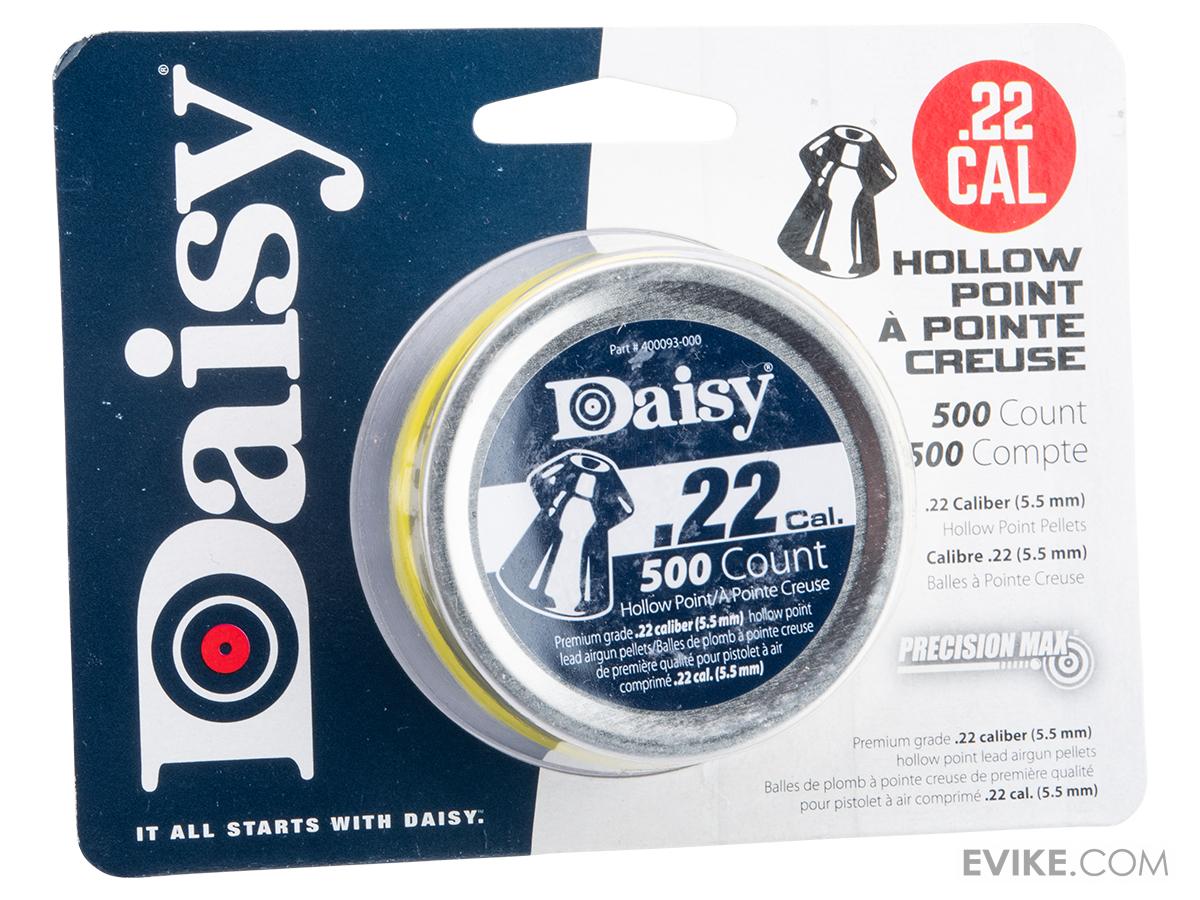 Daisy Precision Max .22 Cal Hollow Point Pellets (Model: 500 Rounds ...