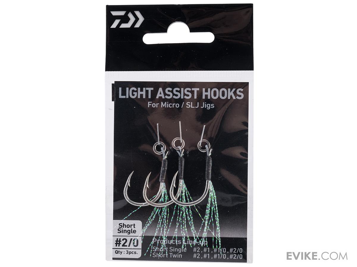 Daiwa Short Single Light Assist Hooks for SLJ Jigs (Model: #1), MORE ...