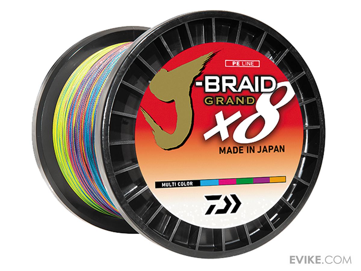 Daiwa J-Braid Grand 8-Strand Woven Carrier Braid Line (Color: Multi ...