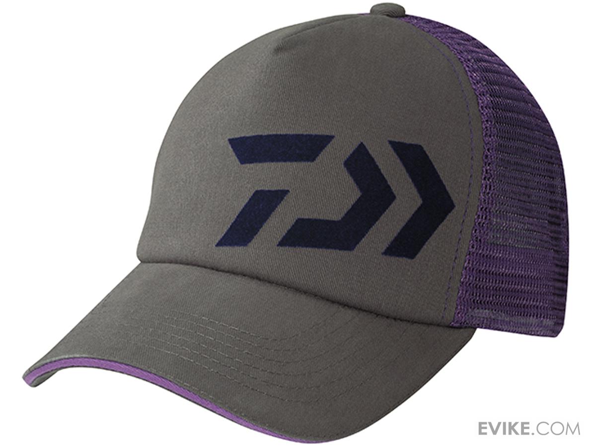Daiwa D-Vec Mesh Trucker Cap (Color: Grey / Violet), MORE, Fishing ...