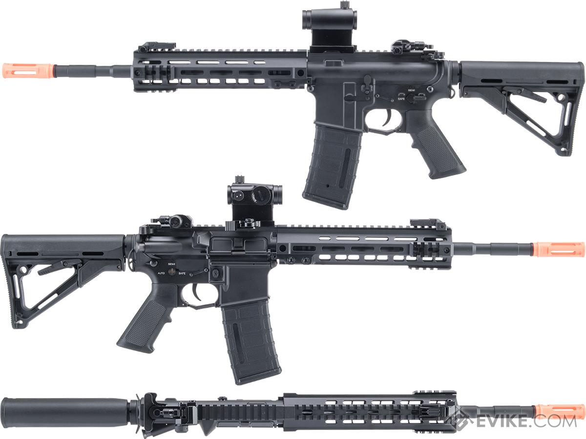 Double Bell Full Metal M4 Airsoft AEG Rifle w/ 9.5" M-LOK Handguard ...