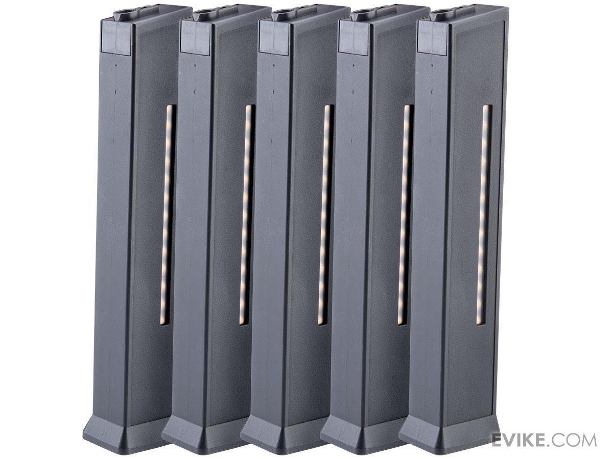 Double Eagle 120rd Mid-Cap Magazine for UMP Airsoft AEG Submachine Guns ...