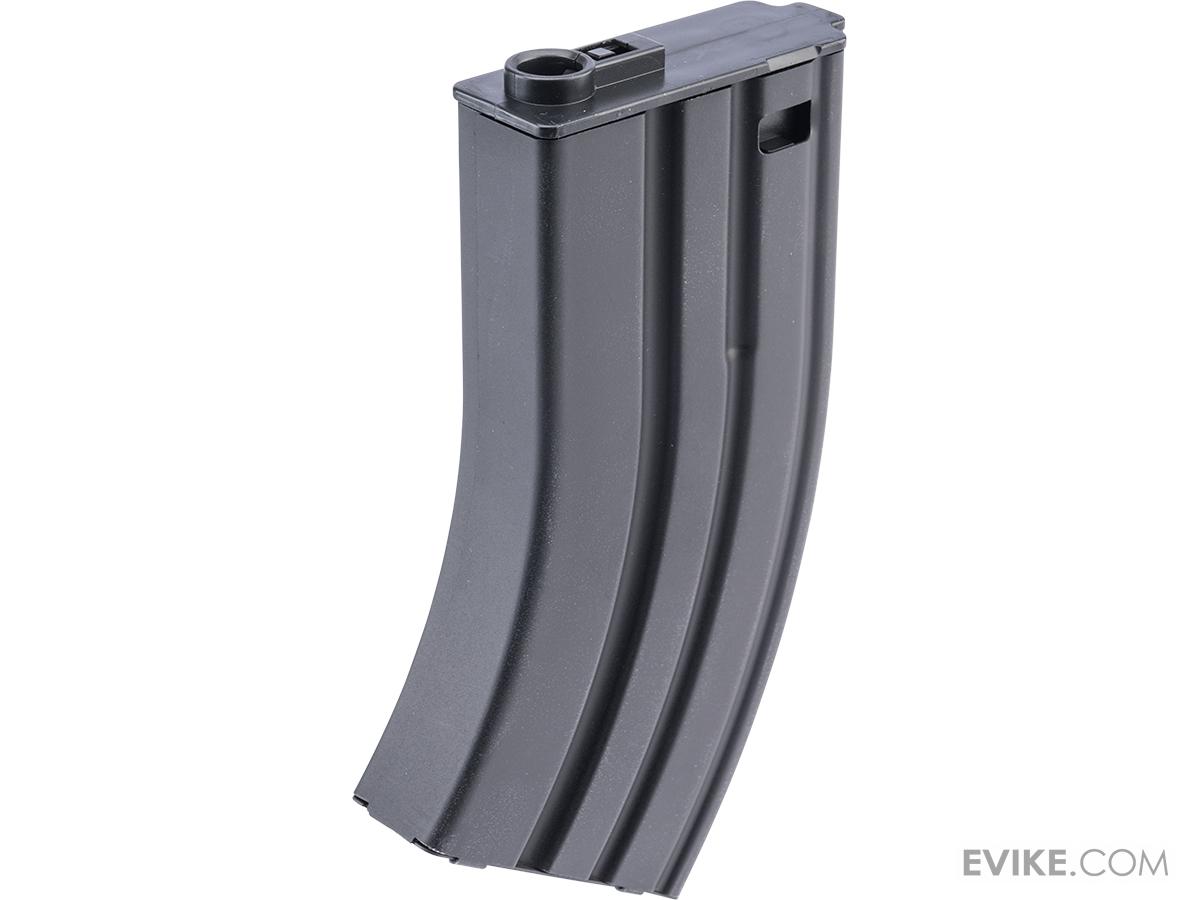 Double Eagle 130rd Curved Metal Mid-Cap Magazine for M4 Series Airsoft ...