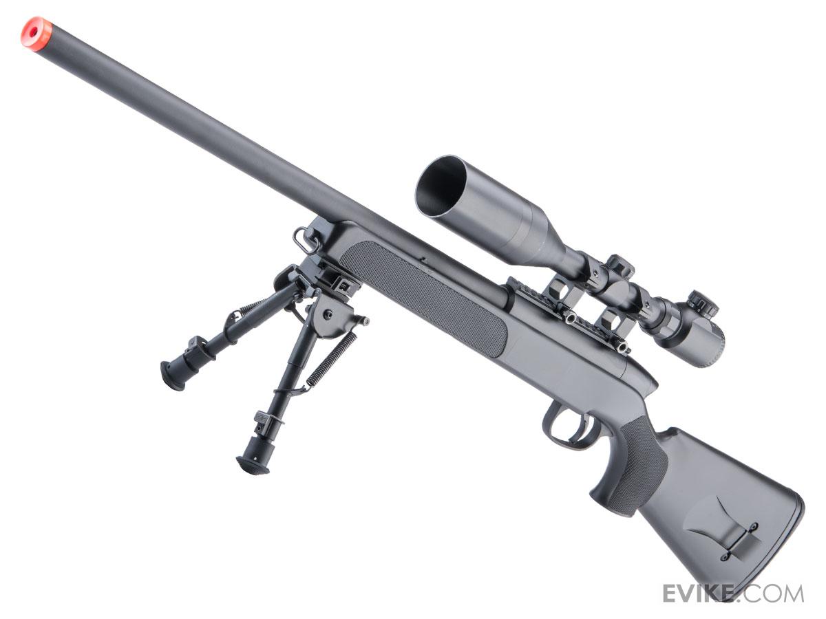 Double Eagle M50A APS2 Airsoft Sniper Rifle Package (Color: Black), Airsoft Guns, Airsoft Sniper ...