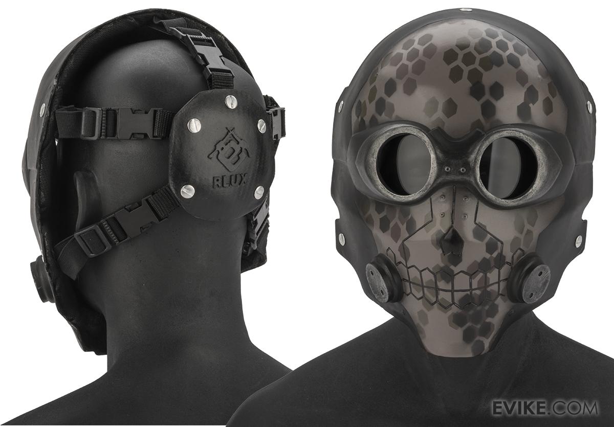 Evike.com R-Custom Fiberglass "Death Gun" Full Face Mask with Smoked ...