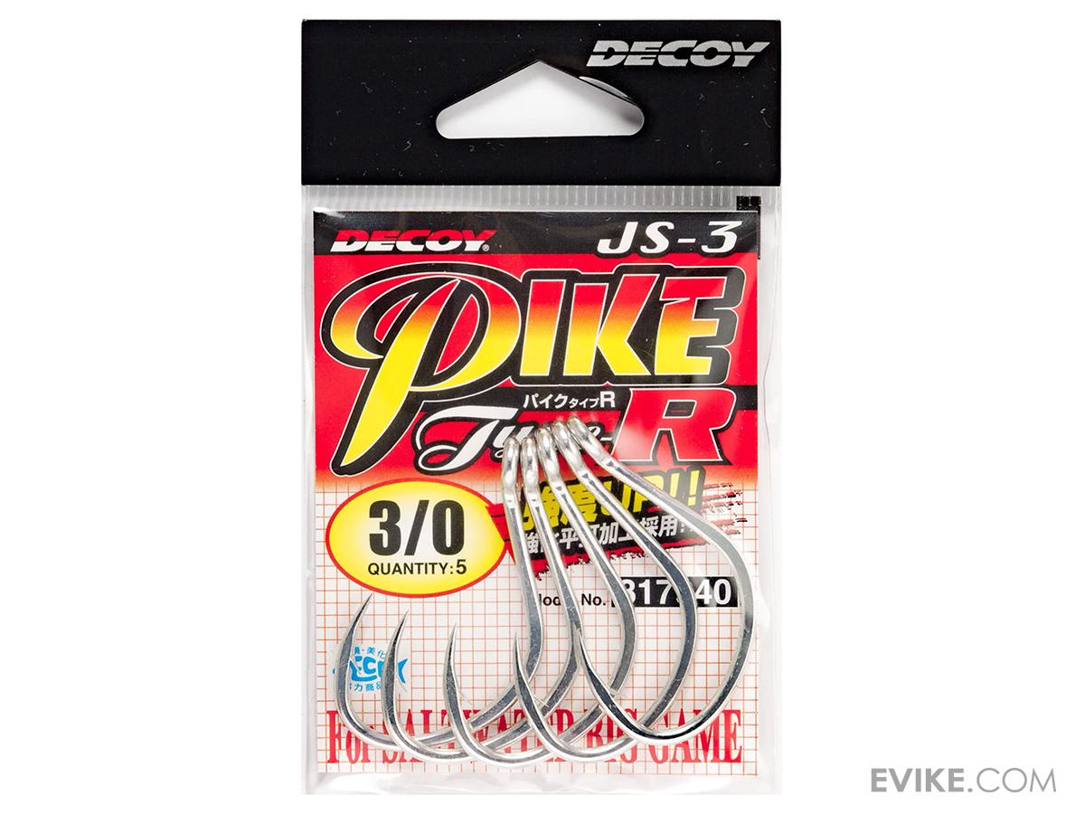 Decoy Pike Type-R Single Hook (Size: 6/0 / 3-Pack), MORE, Fishing ...