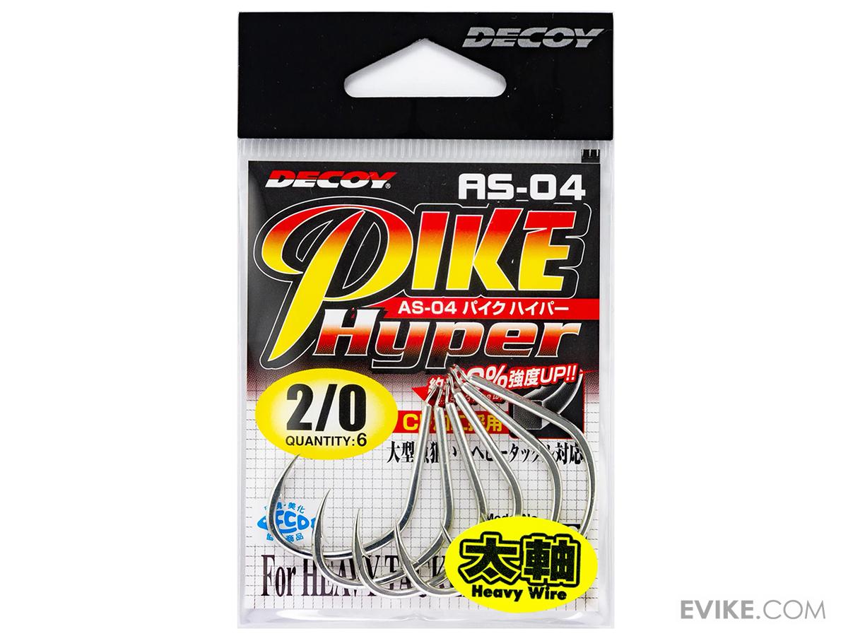Decoy Pike Hyper Single Hook (Size: 3/0 / 5-Pack), MORE, Fishing, Hooks ...