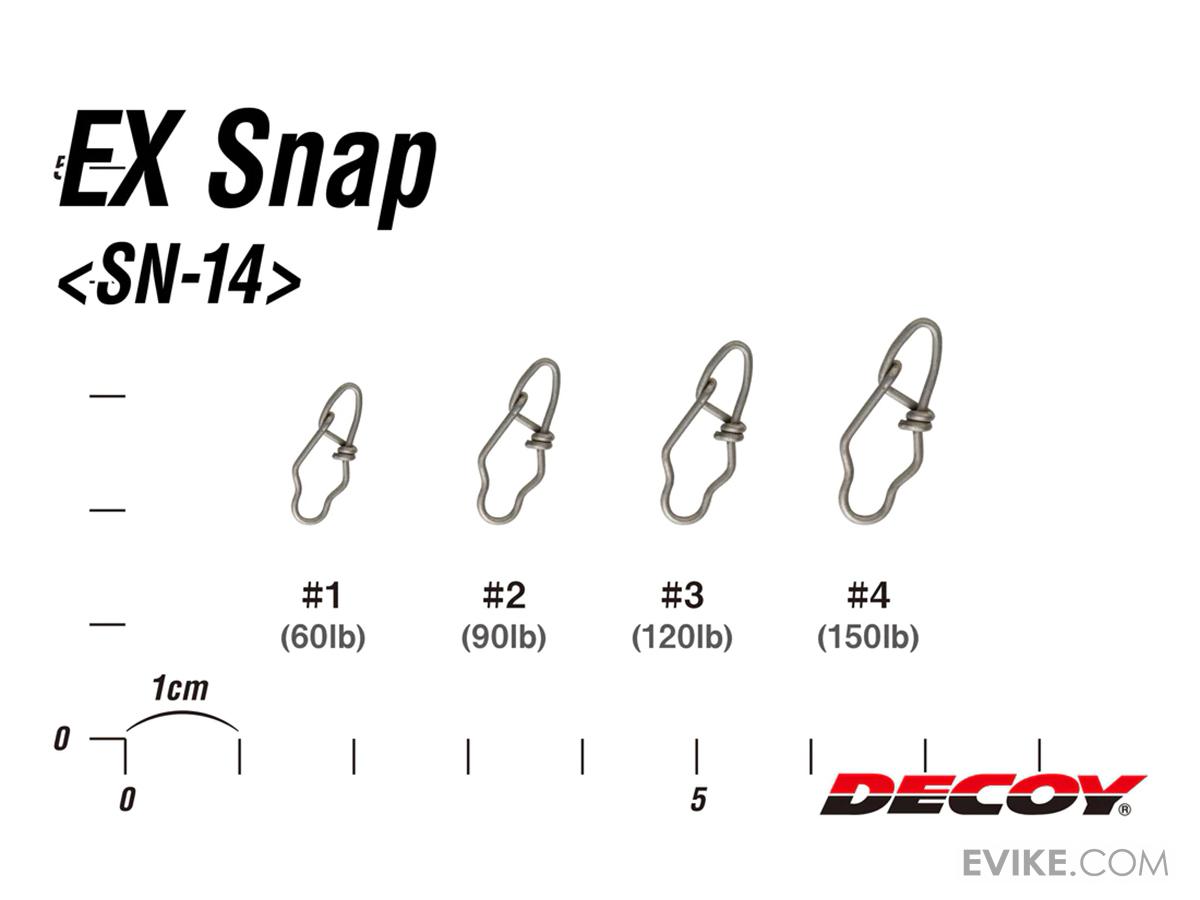 Decoy EX Extra Strong Fishing Snap (Model: SN-14 / #3), MORE, Fishing ...