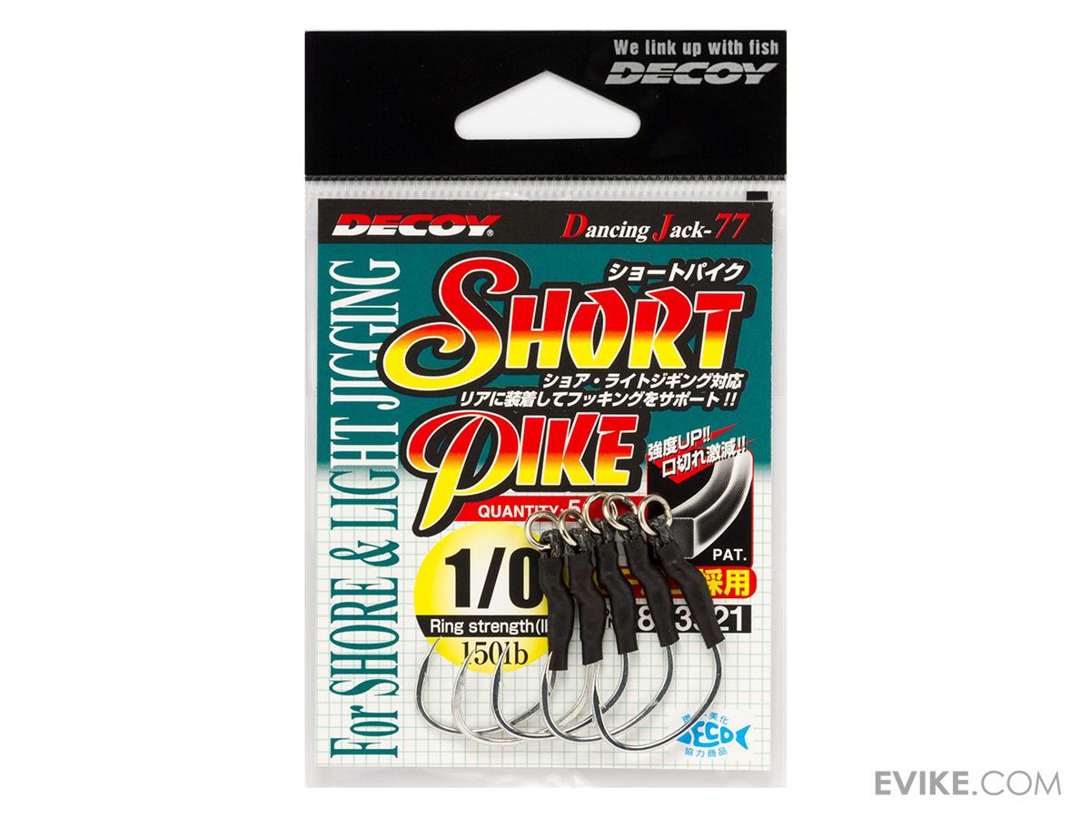 Decoy Short Pike Single Assist Hook (Size: 3/0 / 4-Pack), MORE, Fishing ...