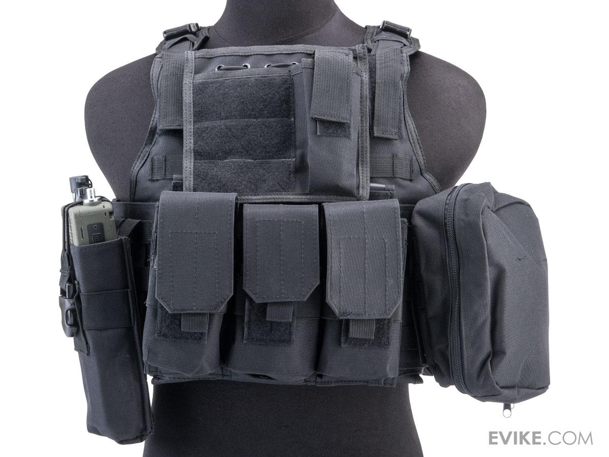 Defcon Commando Chest Rig (Color: Black), Tactical Gear/Apparel, Chest ...